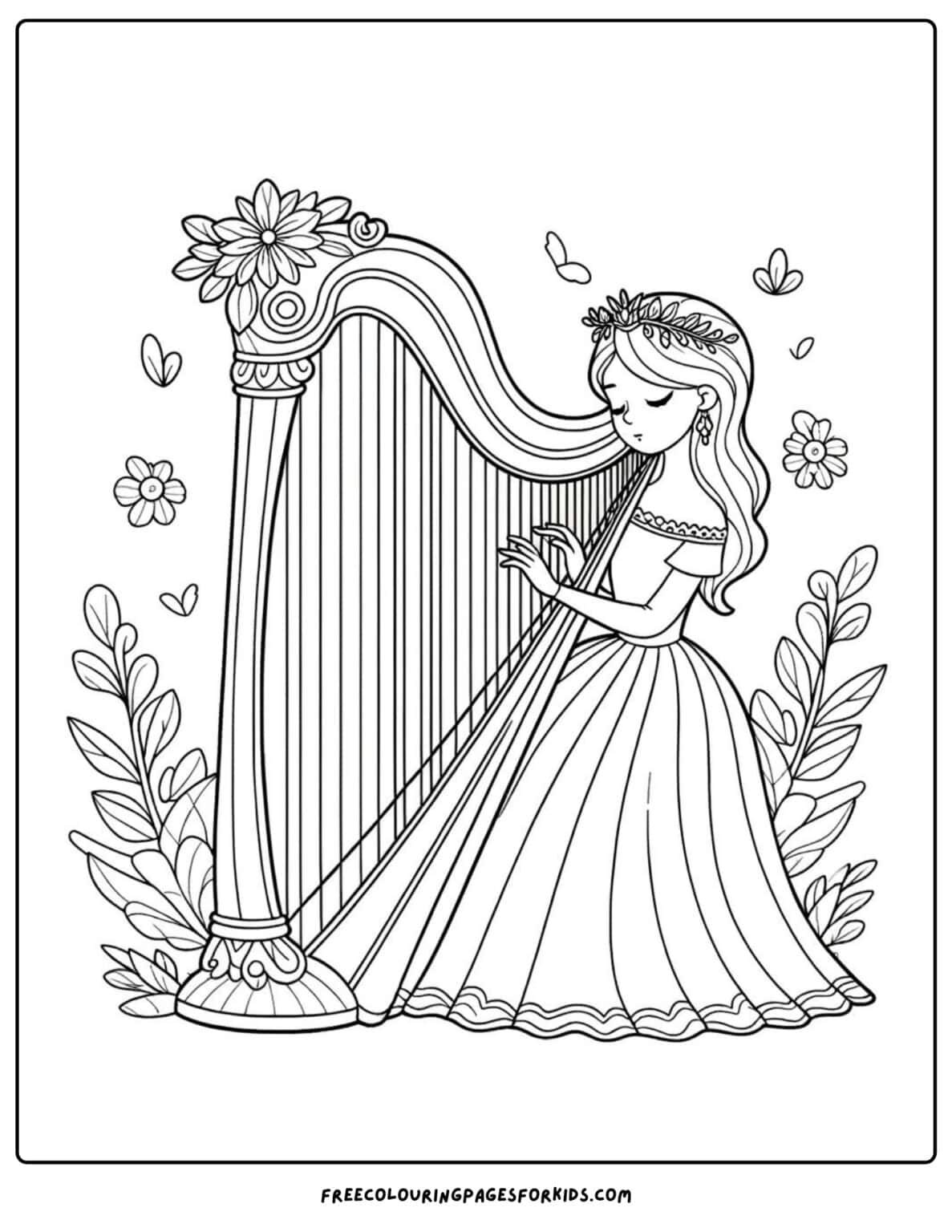 47 Princess Coloring Pages For Kids - Coloring For Kids