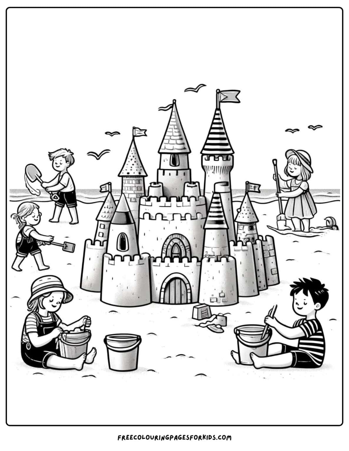 55 Summer Coloring Pages