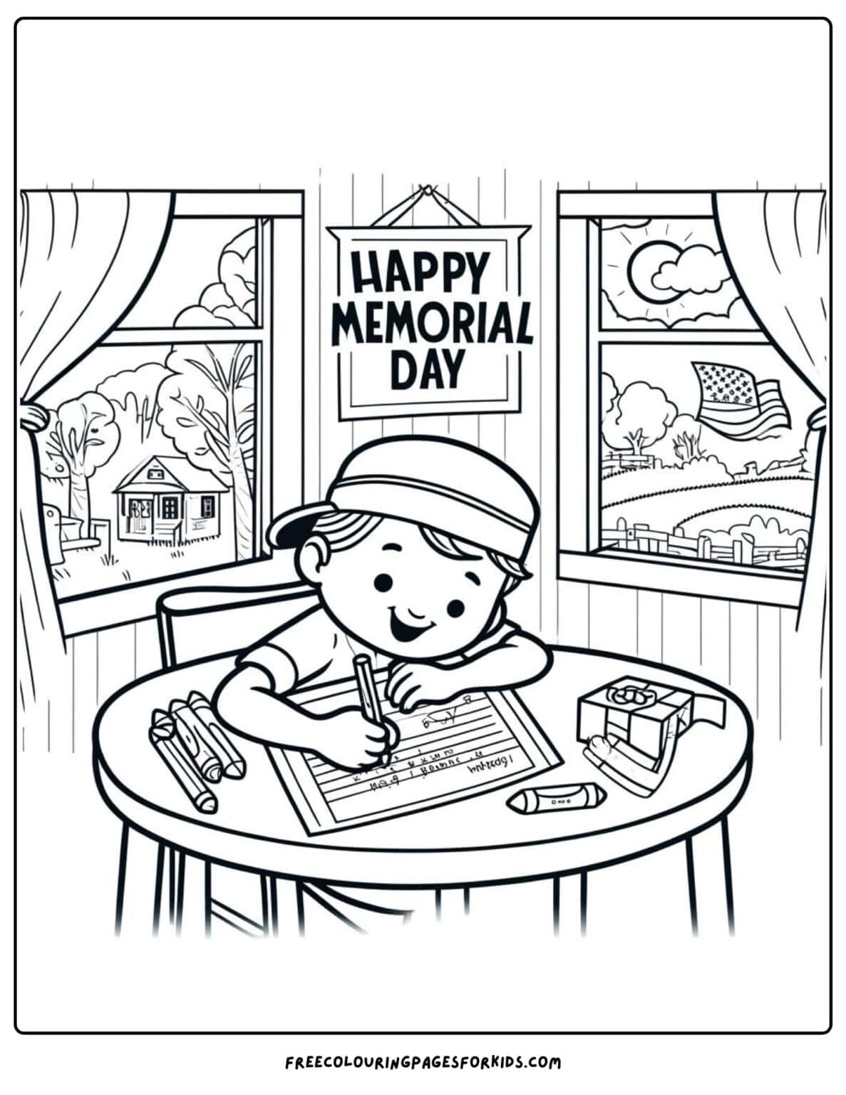 11 Memorial Day Coloring Pages - Coloring For Kids
