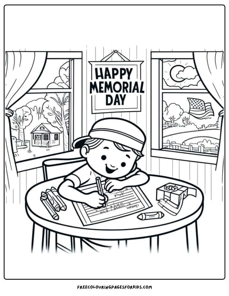 11 Memorial Day Coloring Pages - Coloring For Kids