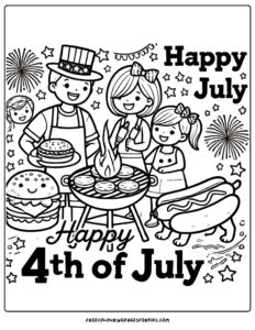 55 4th of July Coloring Pages - Coloring For Kids