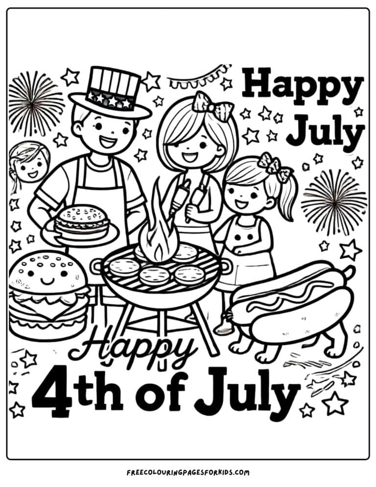 55 4th of July Coloring Pages - Coloring For Kids