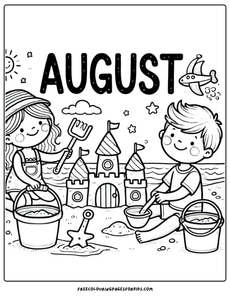 23 August Coloring Pages - Coloring For Kids