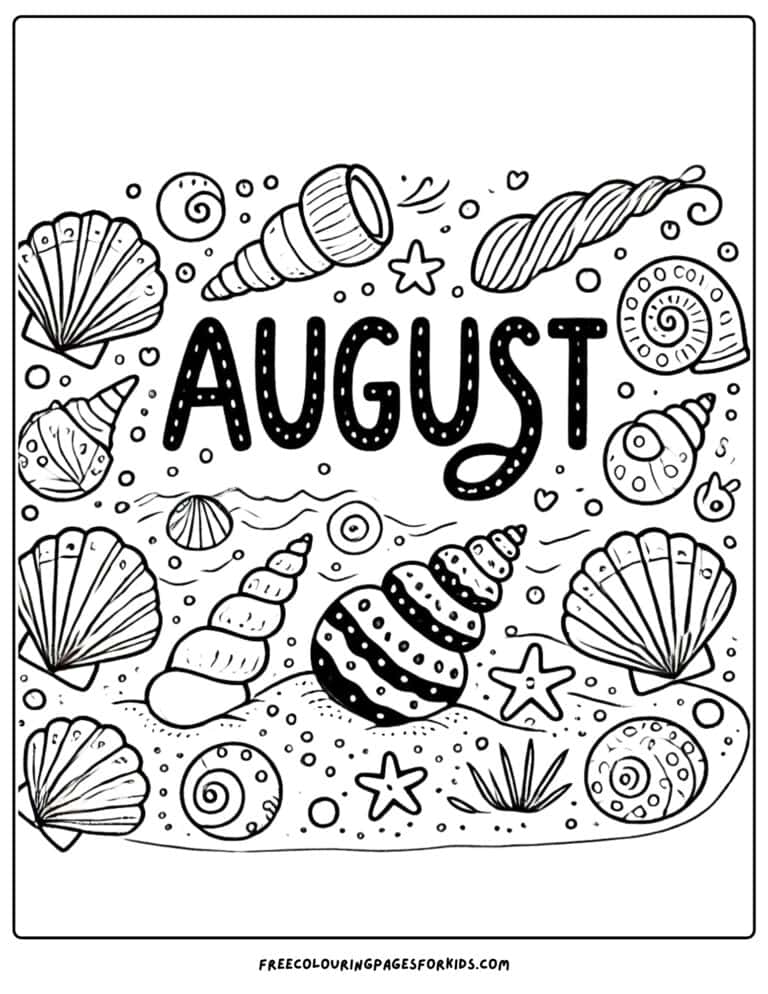 23 August Coloring Pages - Coloring For Kids