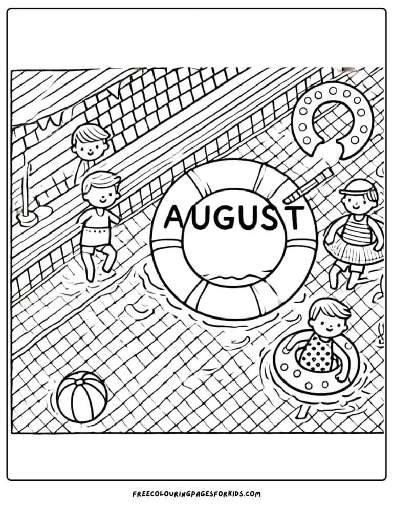 23 August Coloring Pages - Coloring For Kids