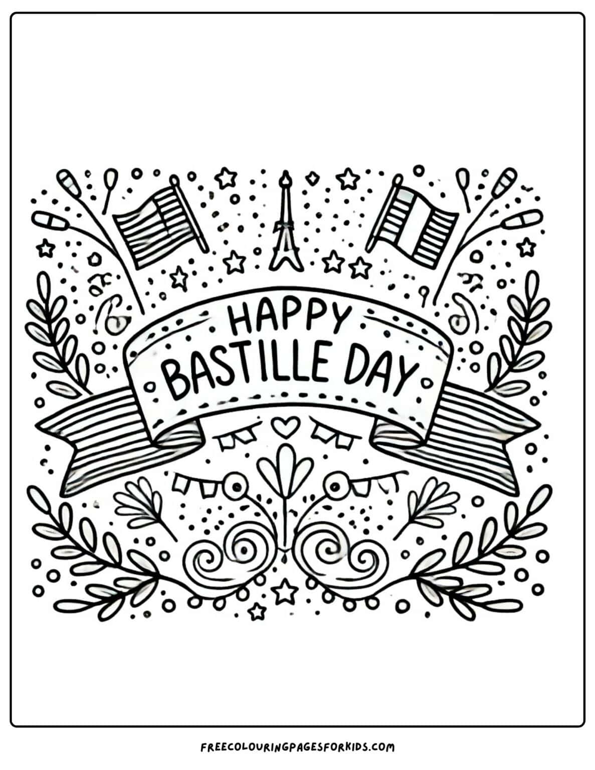 13 Bastille Day Coloring Pages