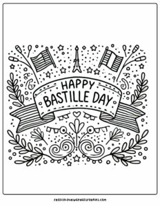 13 Bastille Day Coloring Pages