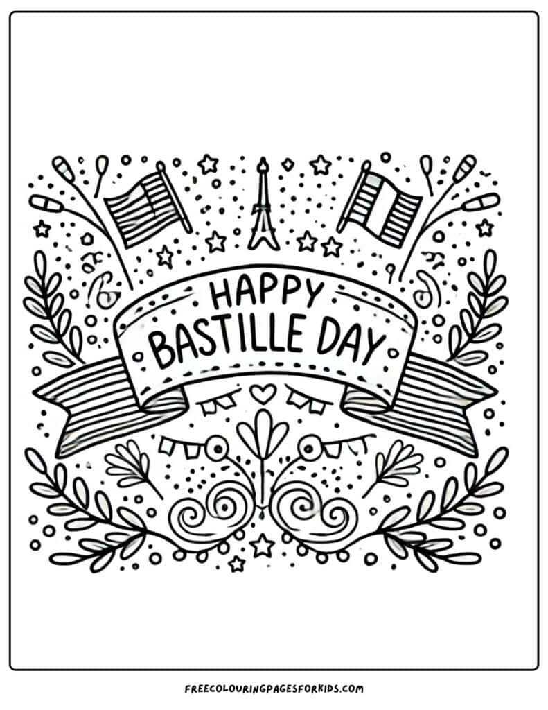 13 Bastille Day Coloring Pages