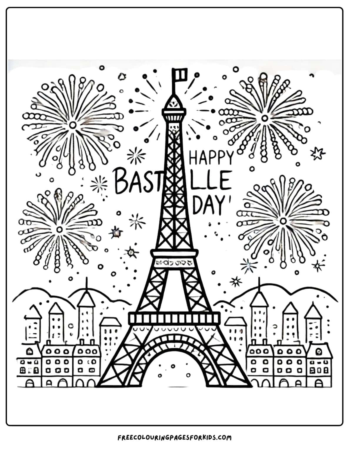 13 Bastille Day Coloring Pages