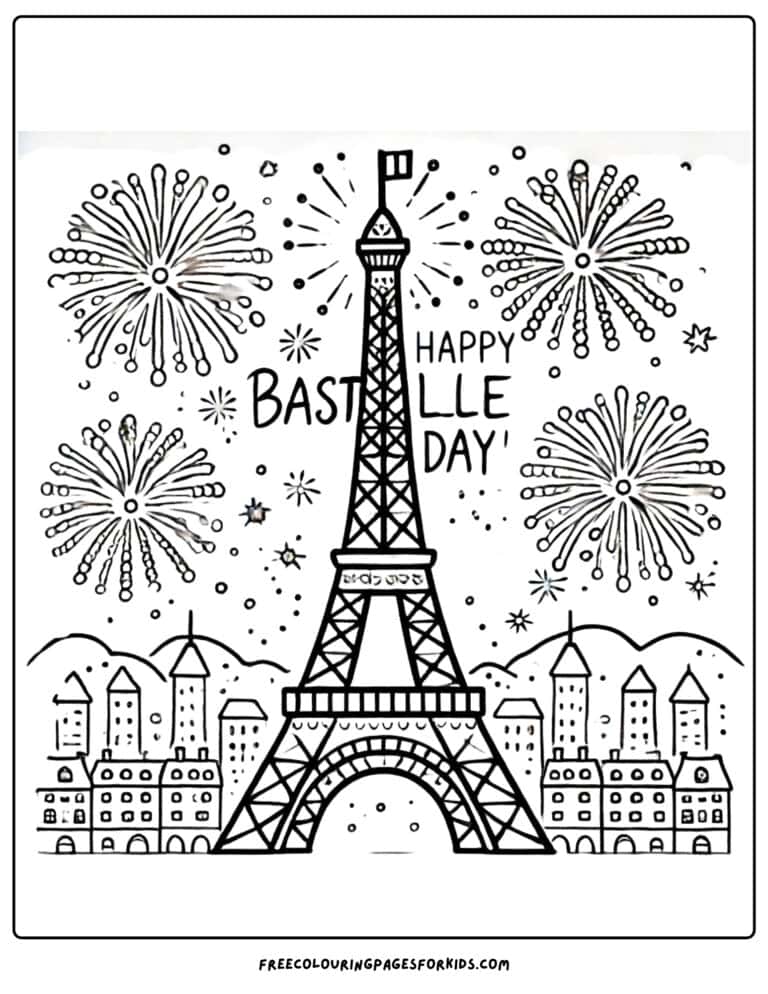13 Bastille Day Coloring Pages