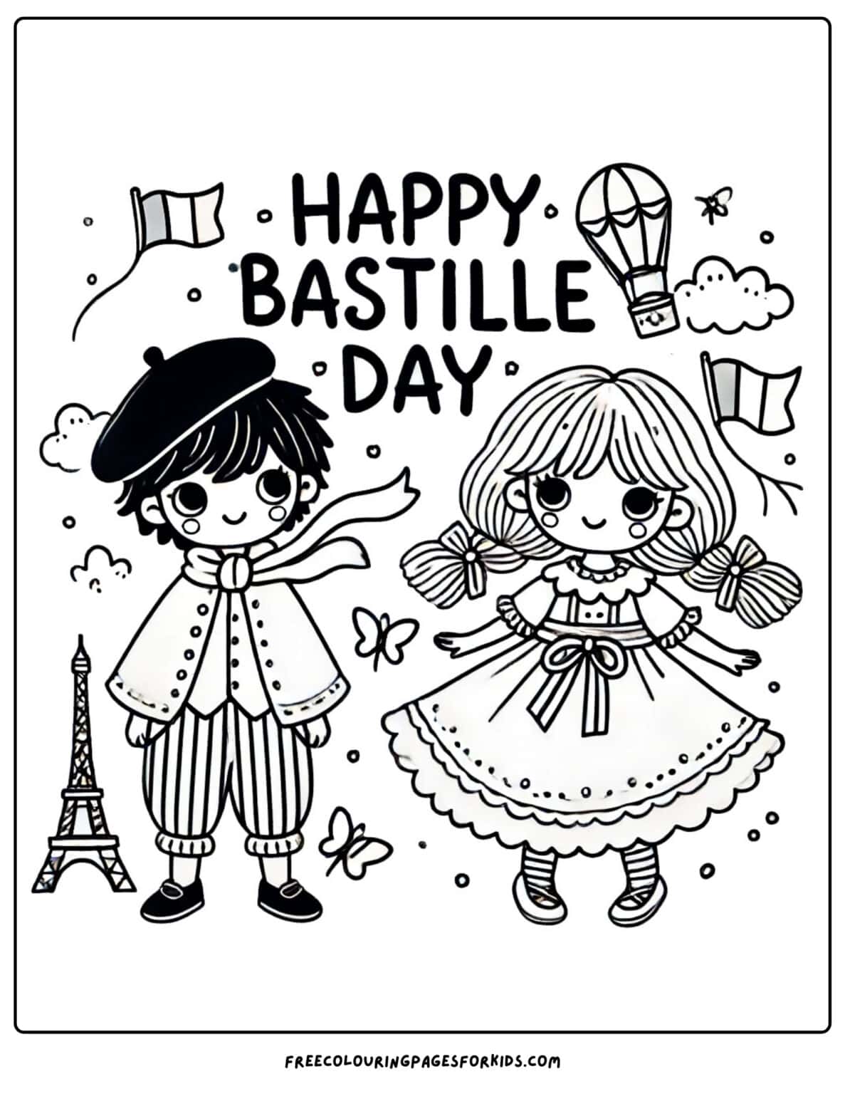13 Bastille Day Coloring Pages