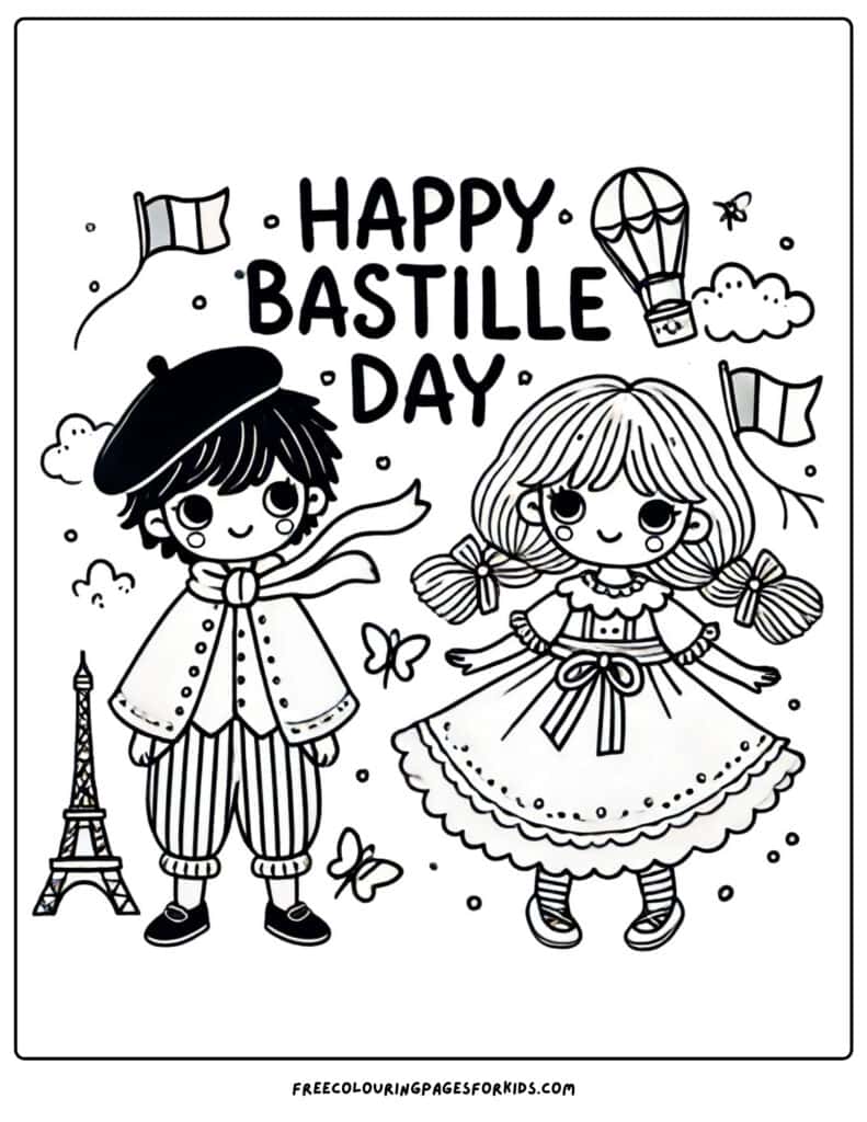 13 Bastille Day Coloring Pages
