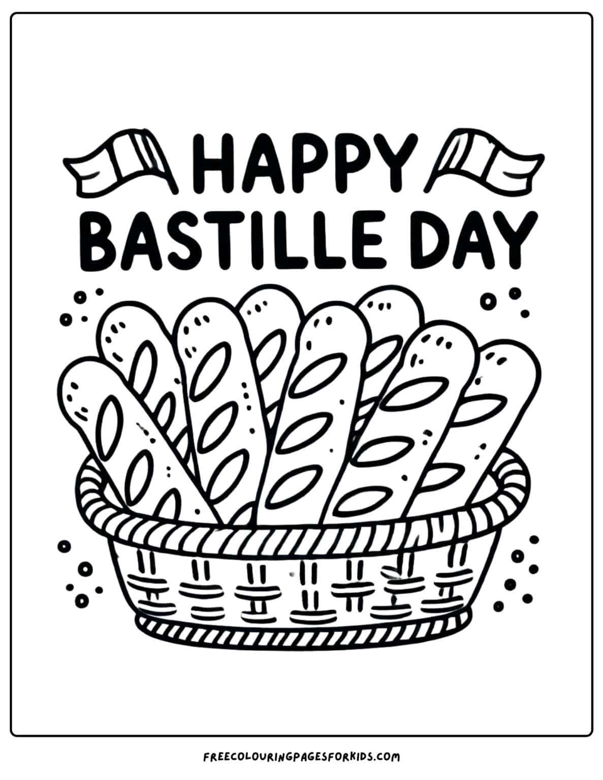 13 Bastille Day Coloring Pages