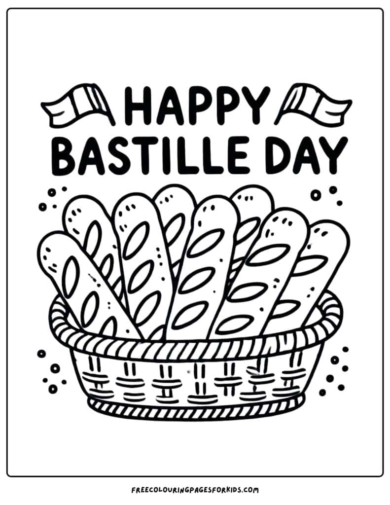 13 Bastille Day Coloring Pages