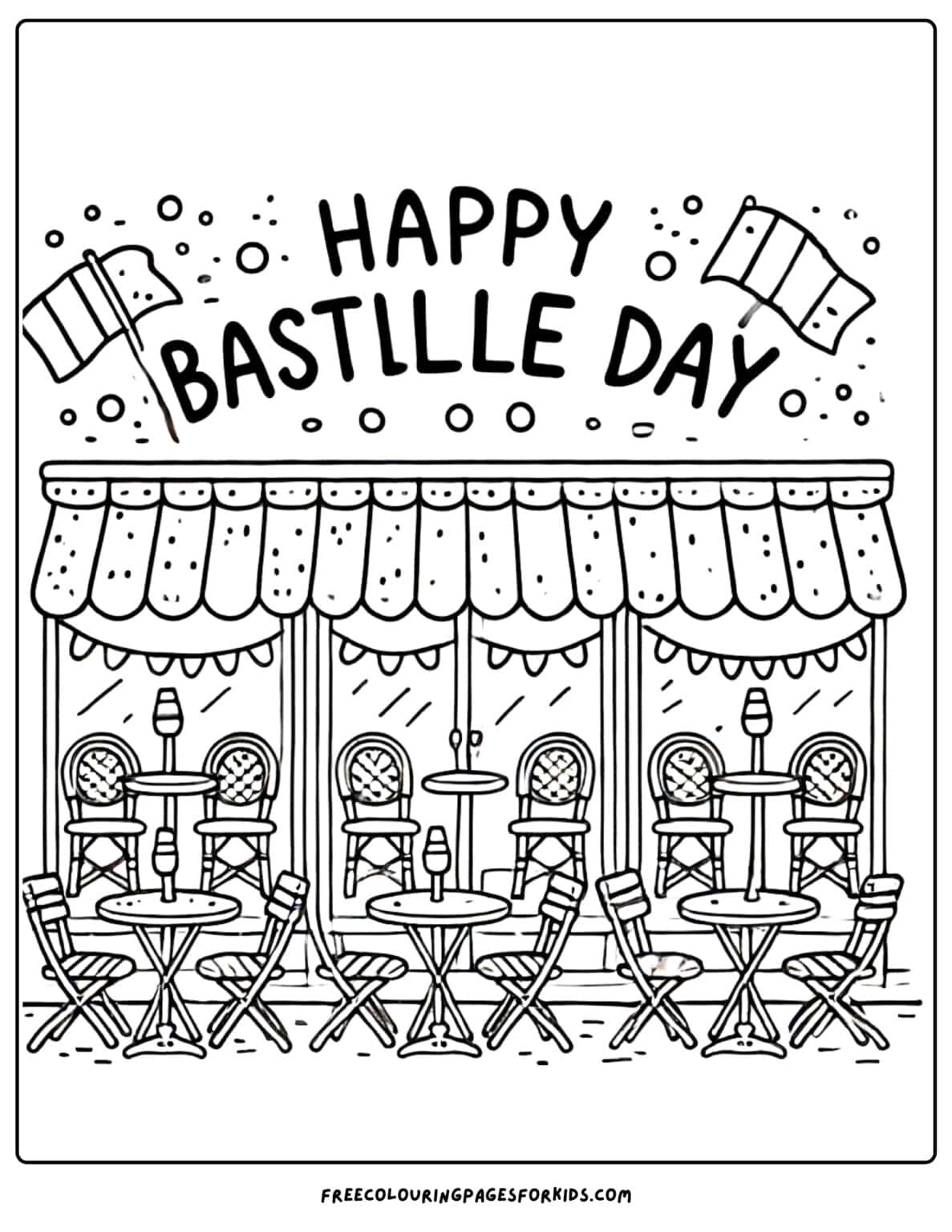 13 Bastille Day Coloring Pages