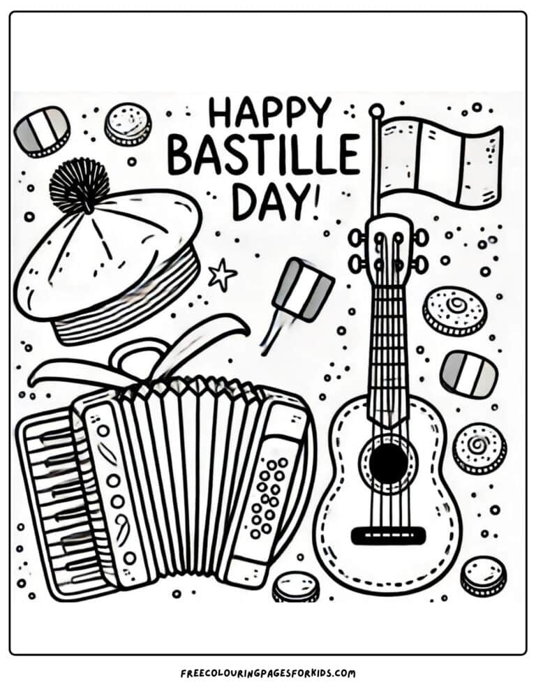 13 Bastille Day Coloring Pages