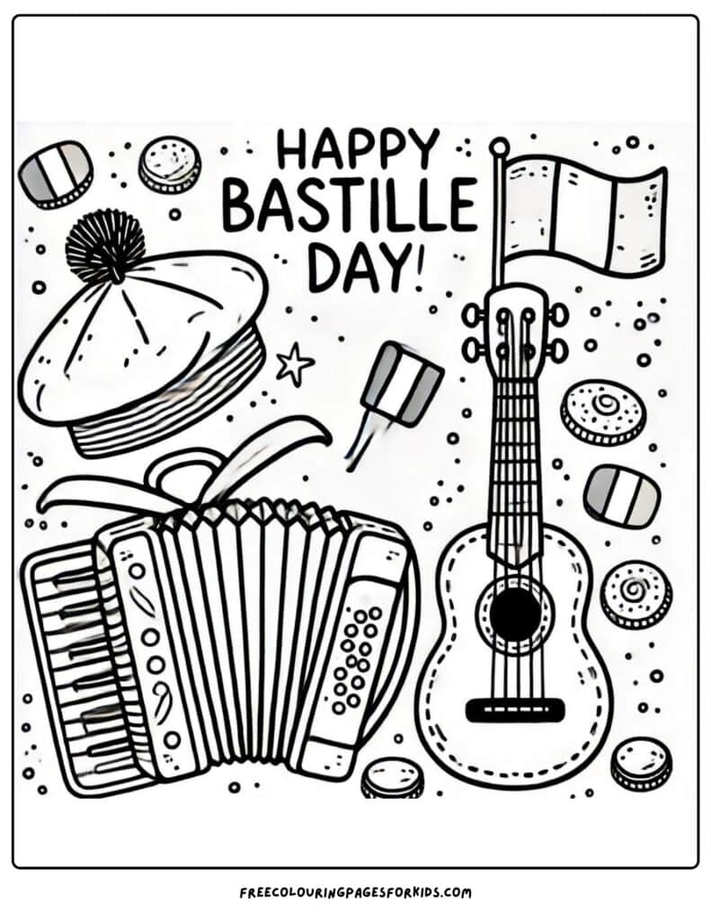 13 Bastille Day Coloring Pages