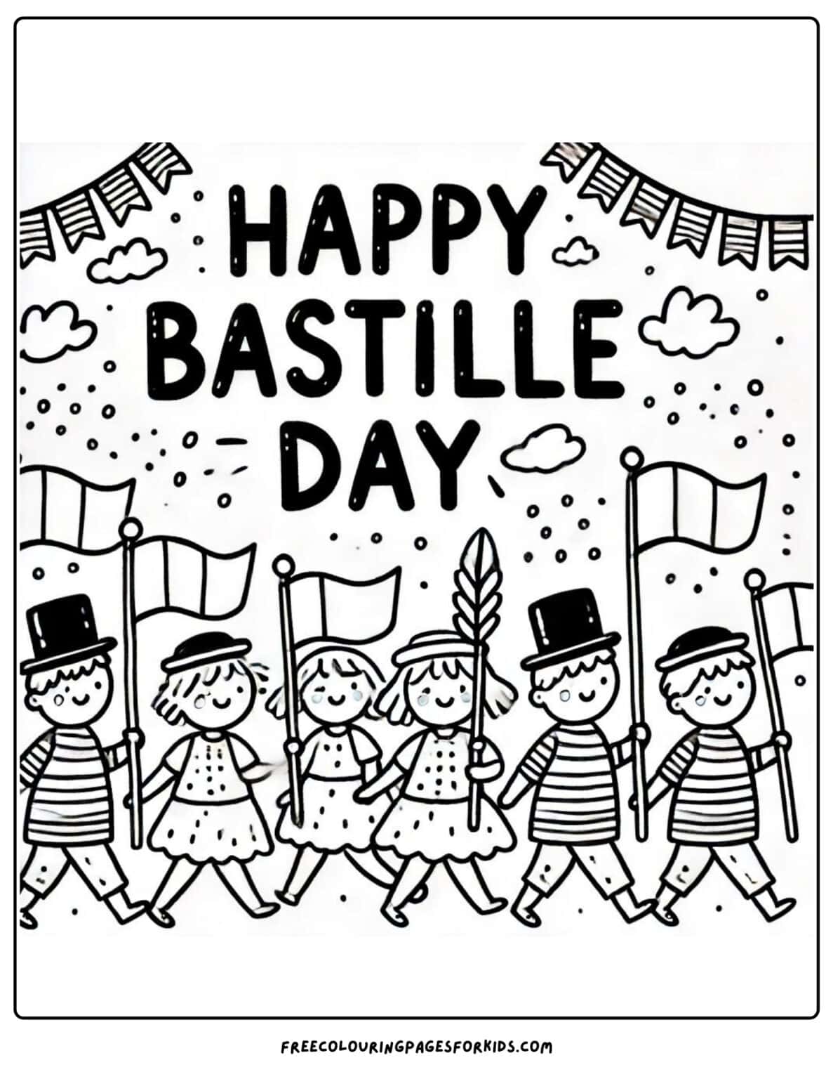 13 Bastille Day Coloring Pages