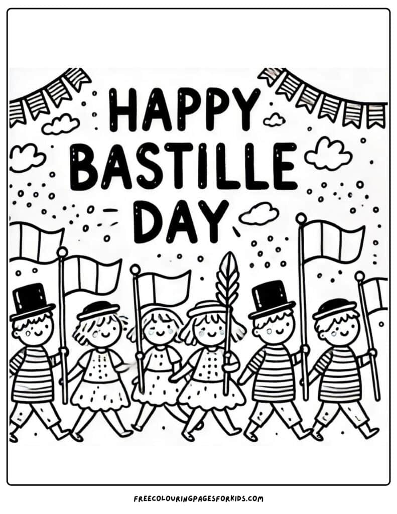 13 Bastille Day Coloring Pages