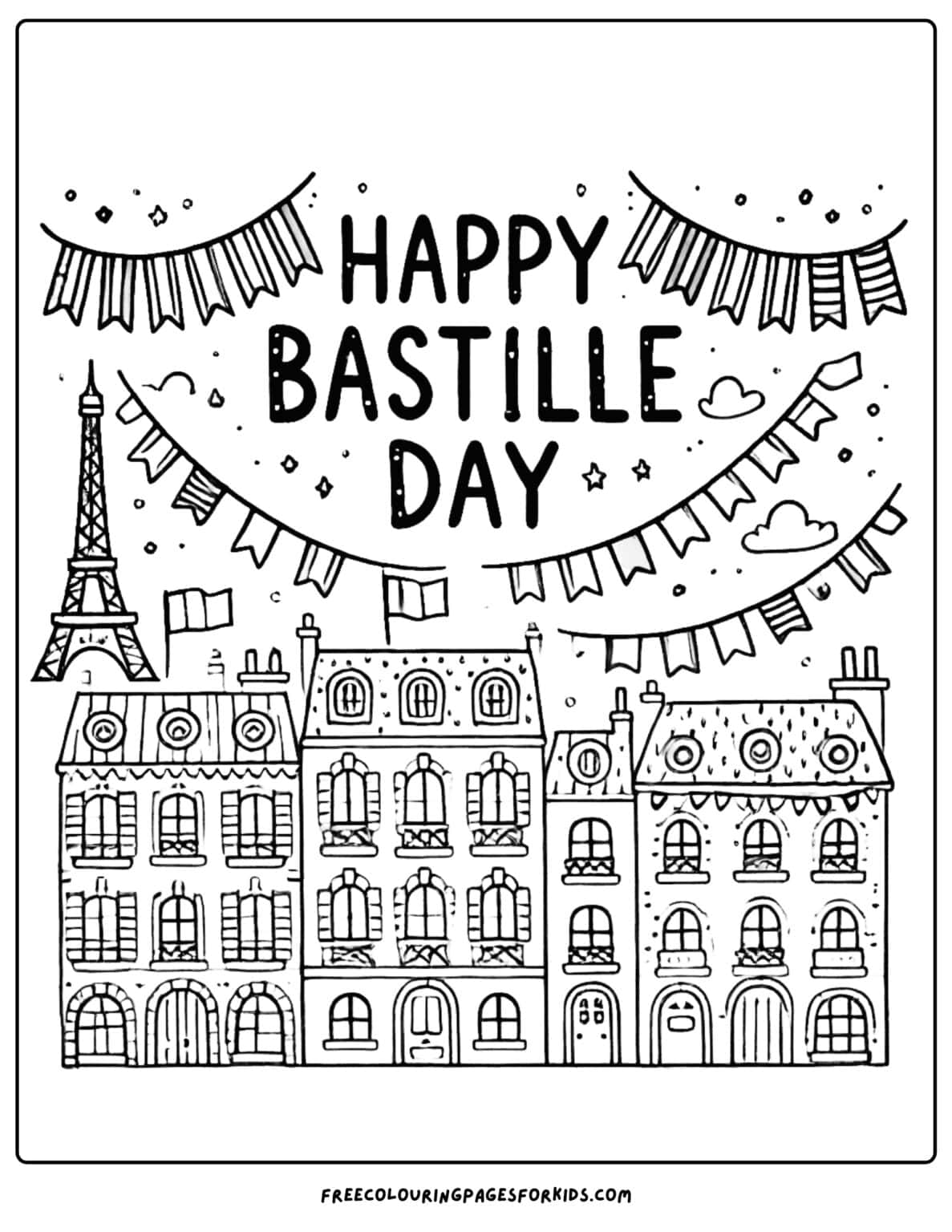 13 Bastille Day Coloring Pages
