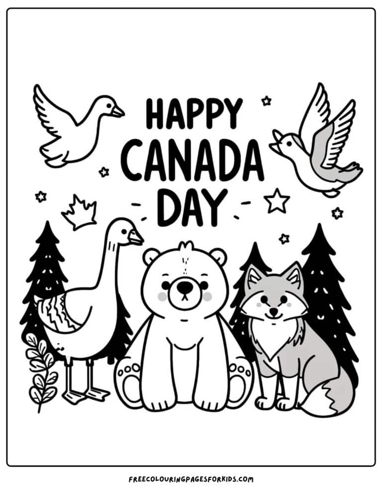 14 Canada Day Colouring Pages - Coloring For Kids