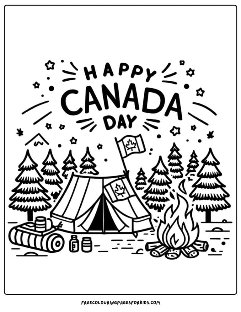 14 Canada Day Colouring Pages - Coloring For Kids