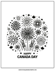 34 Canada Day Colouring Pages