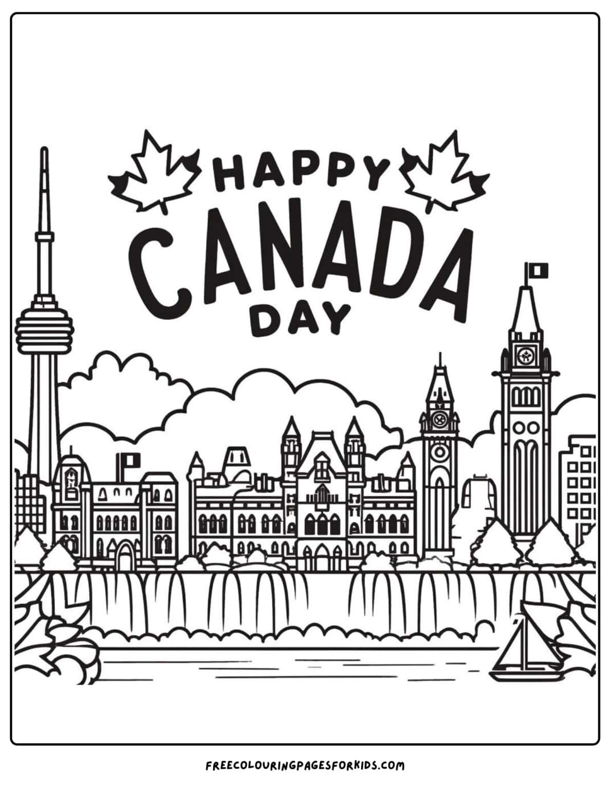 14 Canada Day Colouring Pages - Coloring For Kids