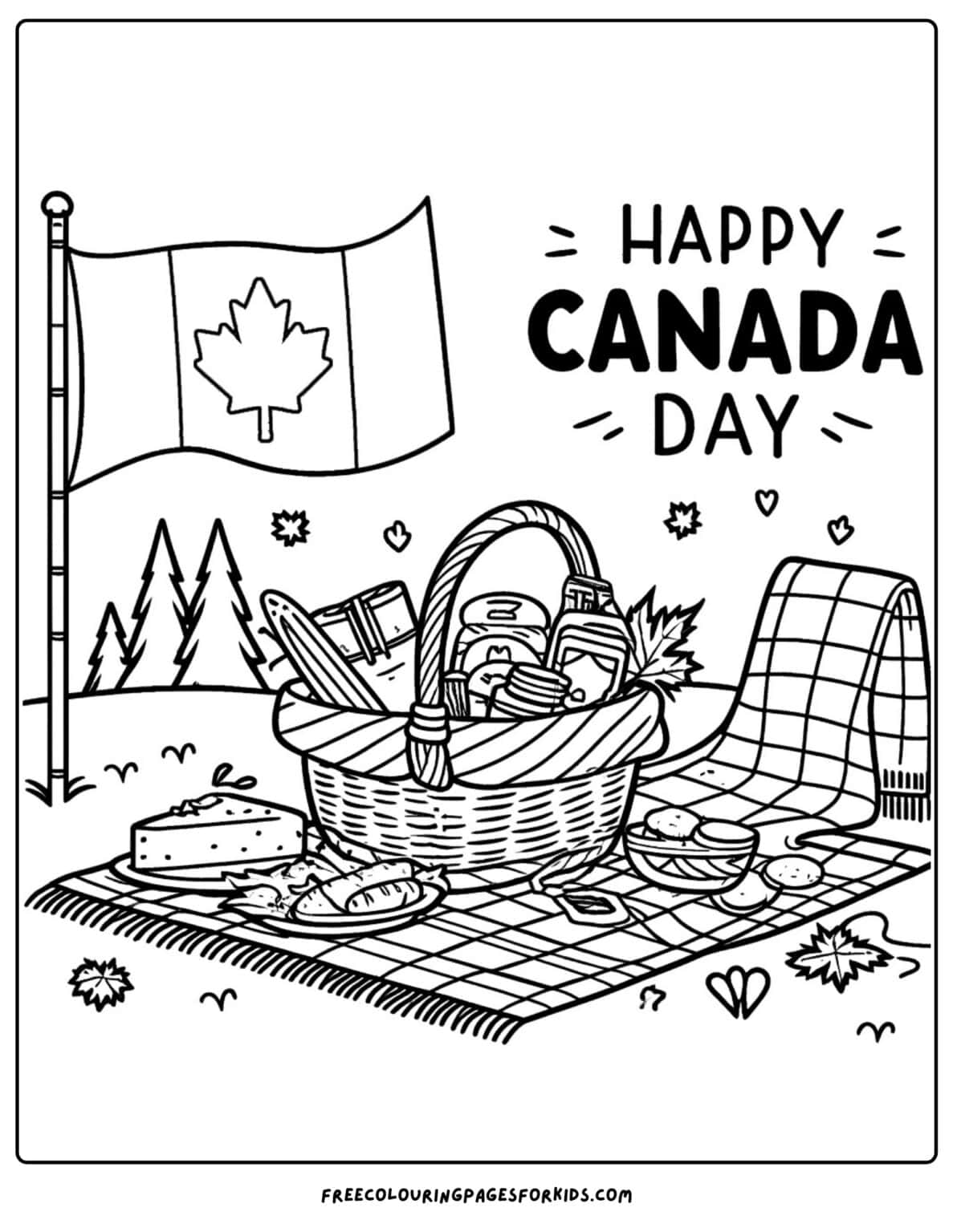14 Canada Day Colouring Pages - Coloring For Kids