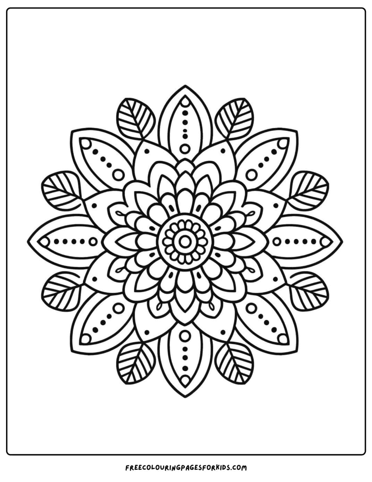 31 Flower Coloring Pages
