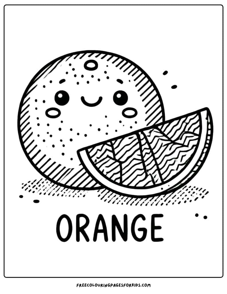 23 Fruit Coloring Pages