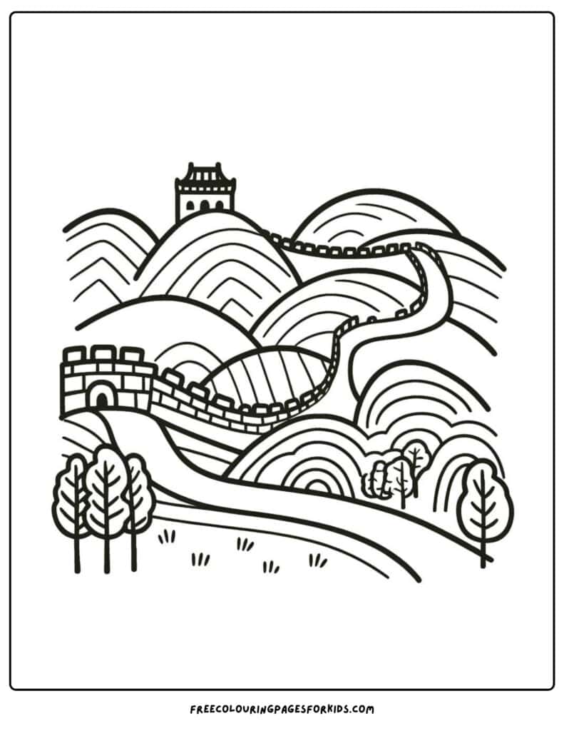 20 Landmark Coloring Pages
