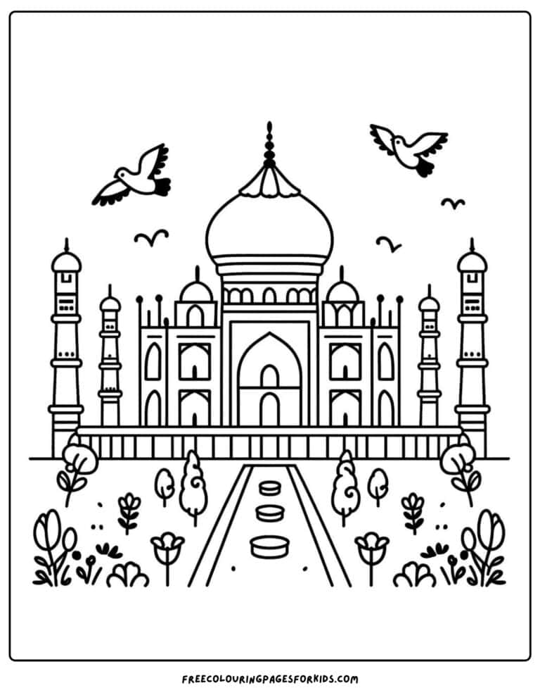20 Landmark Coloring Pages - Coloring Pages For Kids