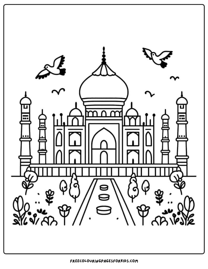 20 Landmark Coloring Pages - Coloring Pages For Kids