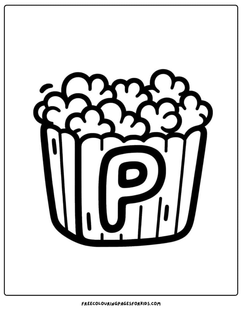 16 Letter P Coloring Pages