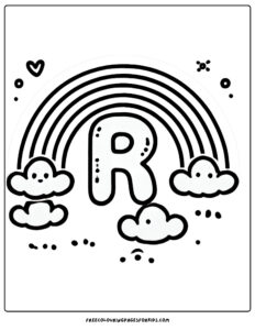 15 Letter R Coloring Pages