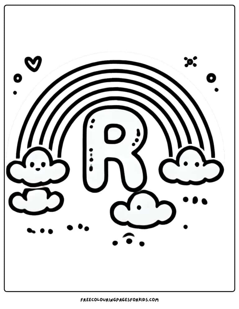 15 Letter R Coloring Pages