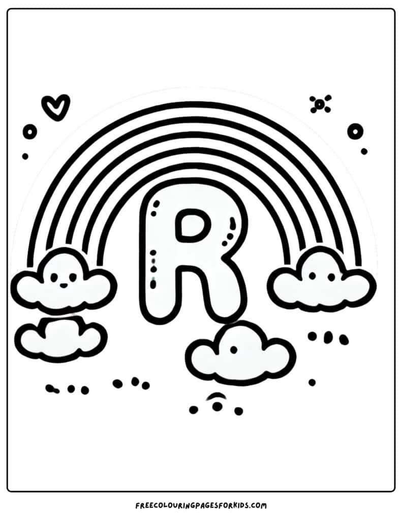 15 Letter R Coloring Pages