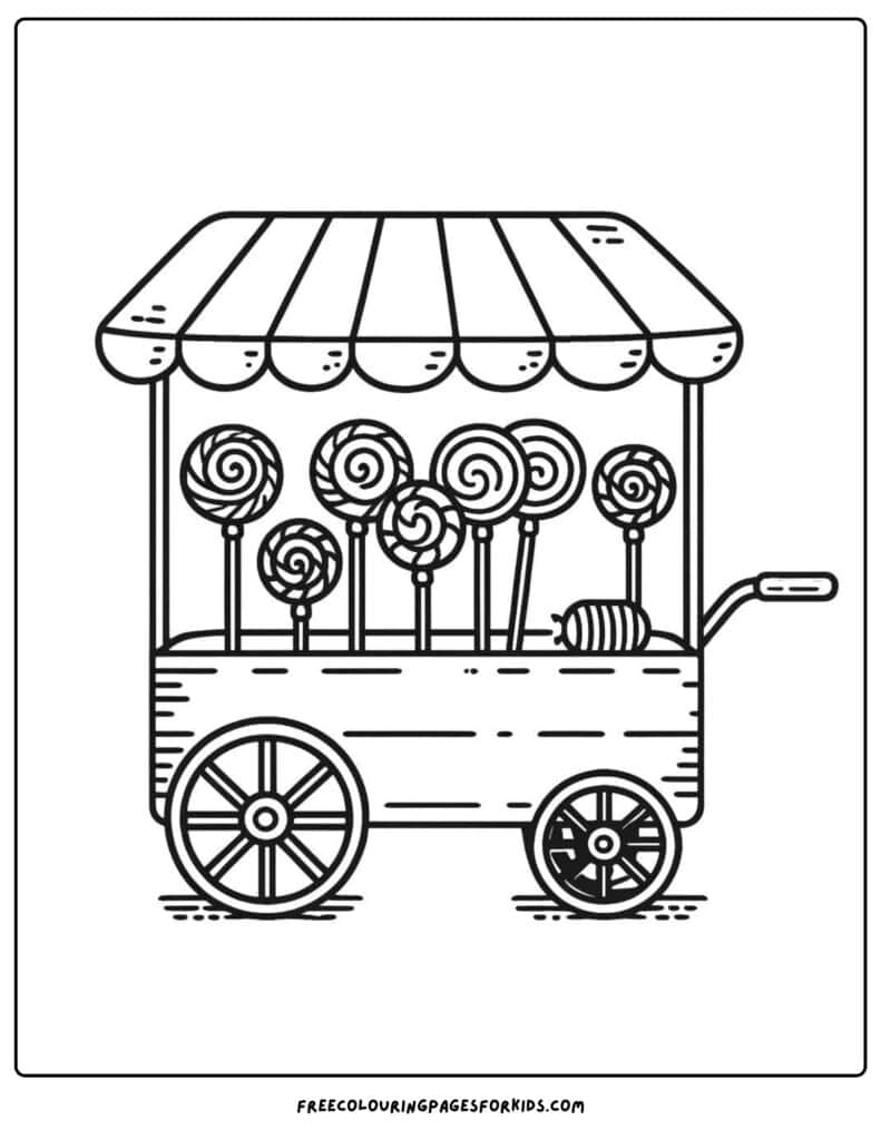 16 Lollipop Coloring Pages