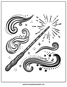 16 Magic Coloring Pages - Coloring Pages For Kids