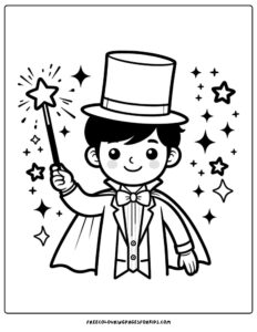 16 Magic Coloring Pages - Coloring Pages For Kids