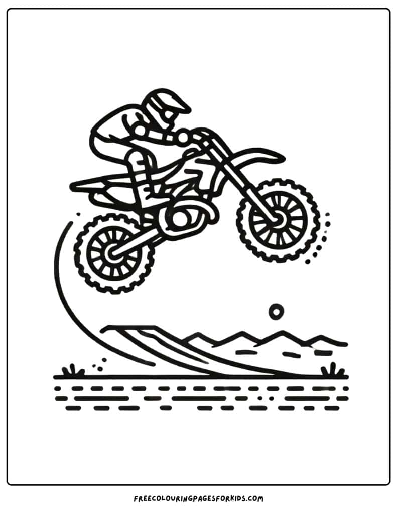 25 Motorbike Coloring Pages - Coloring For Kids