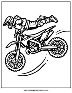 25 Motorbike Coloring Pages - Coloring For Kids