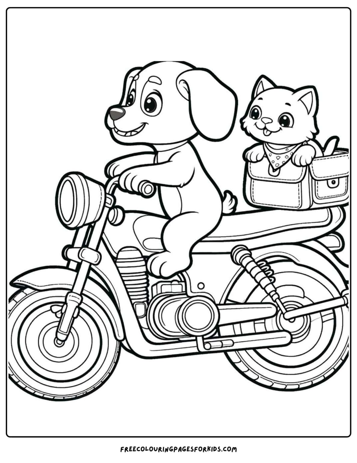 25 Motorbike Coloring Pages