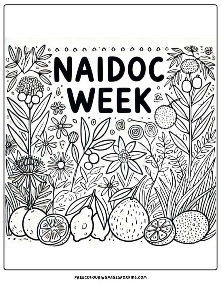NAIDOC Week Colouring Pages