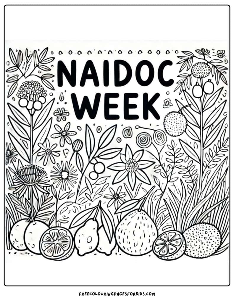 NAIDOC Week Colouring Pages