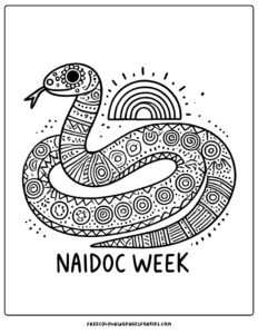 NAIDOC Week Colouring Pages