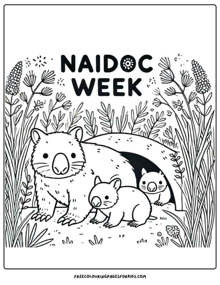 NAIDOC Week Colouring Pages