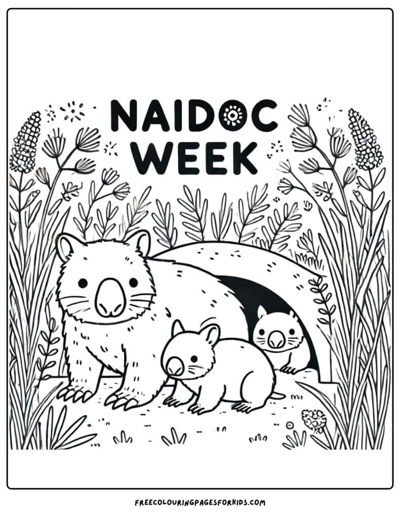 NAIDOC Week Colouring Pages