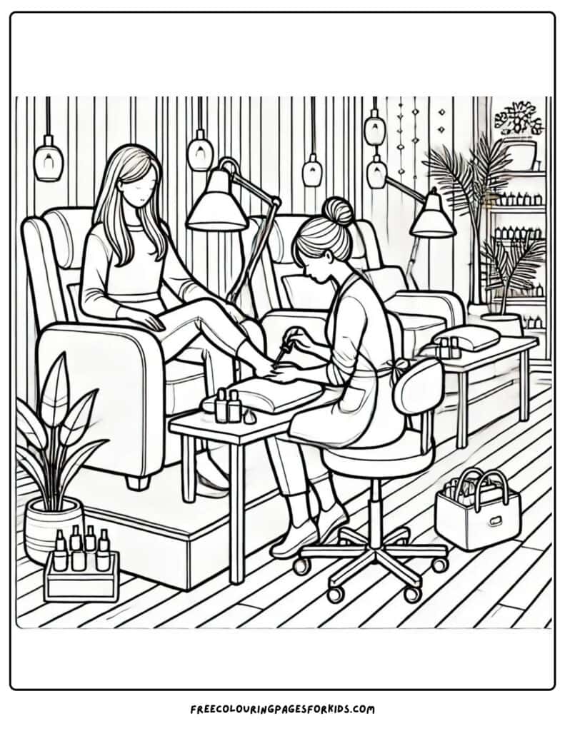 20 Nails Coloring Pages - Coloring Pages For Kids